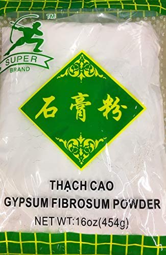 FOOD GRADE GYPSUM POWDER TOFU COAGULANT 16 Oz (454g) CALCIUM SULFATE ...